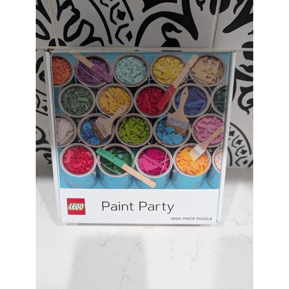 Lego | Toys | Lego Pieces Paint Party 00 Piece Jigsaw Puzzle New Sealed ...